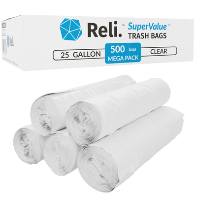 Bulk Trash Bags, Eco-Friendly Garbage Bags | Reli.